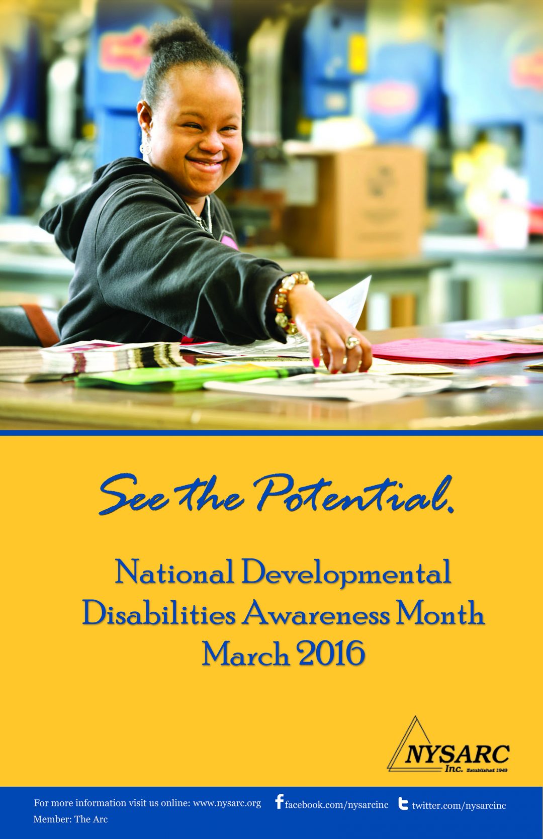 MARCH iS NATIONAL DEVELOPMENTAL DISABILITIES AWARENESS MONTH - Saratoga ...